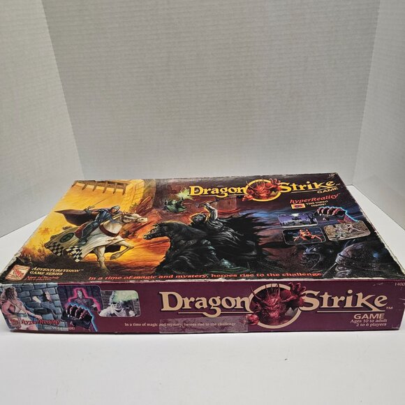 random house | Games | Rare 9s Vintage Dragon Strike Game Vhs ...